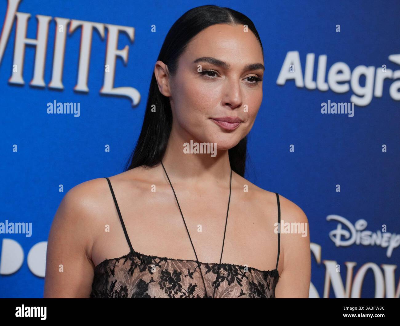 Los Angeles, USA. 15th Mar, 2025. Gal Gadot arrives at Walt Disney Studios' SNOW WHITE World ...