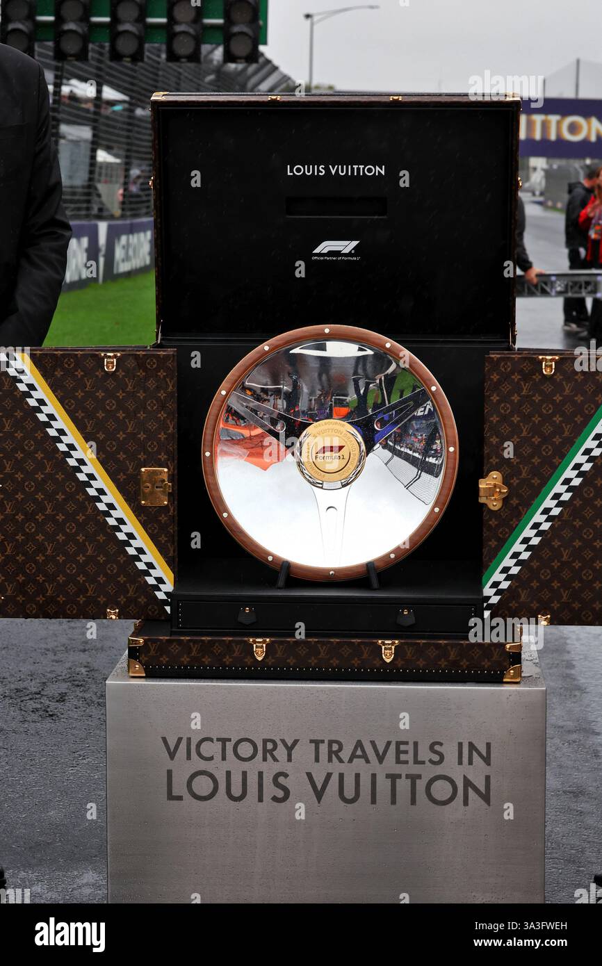 Melbourne, Australia. 16th Mar, 2025. Circuit atmosphere - Race winners ...