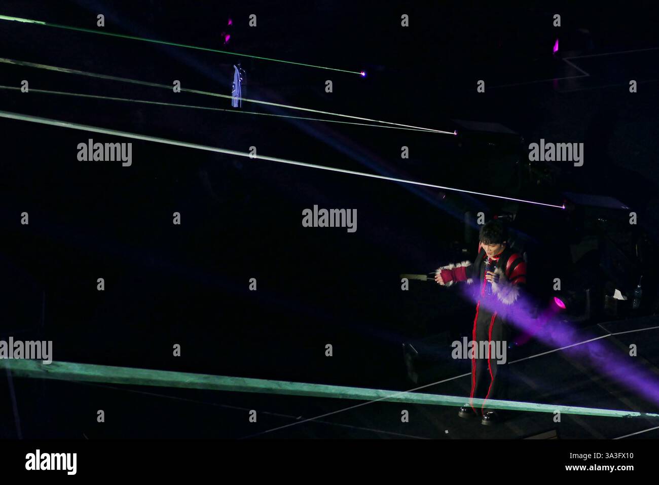 Toronto, Canada.14th March 2025. Chinese singer Charlie Zhou Shen ...