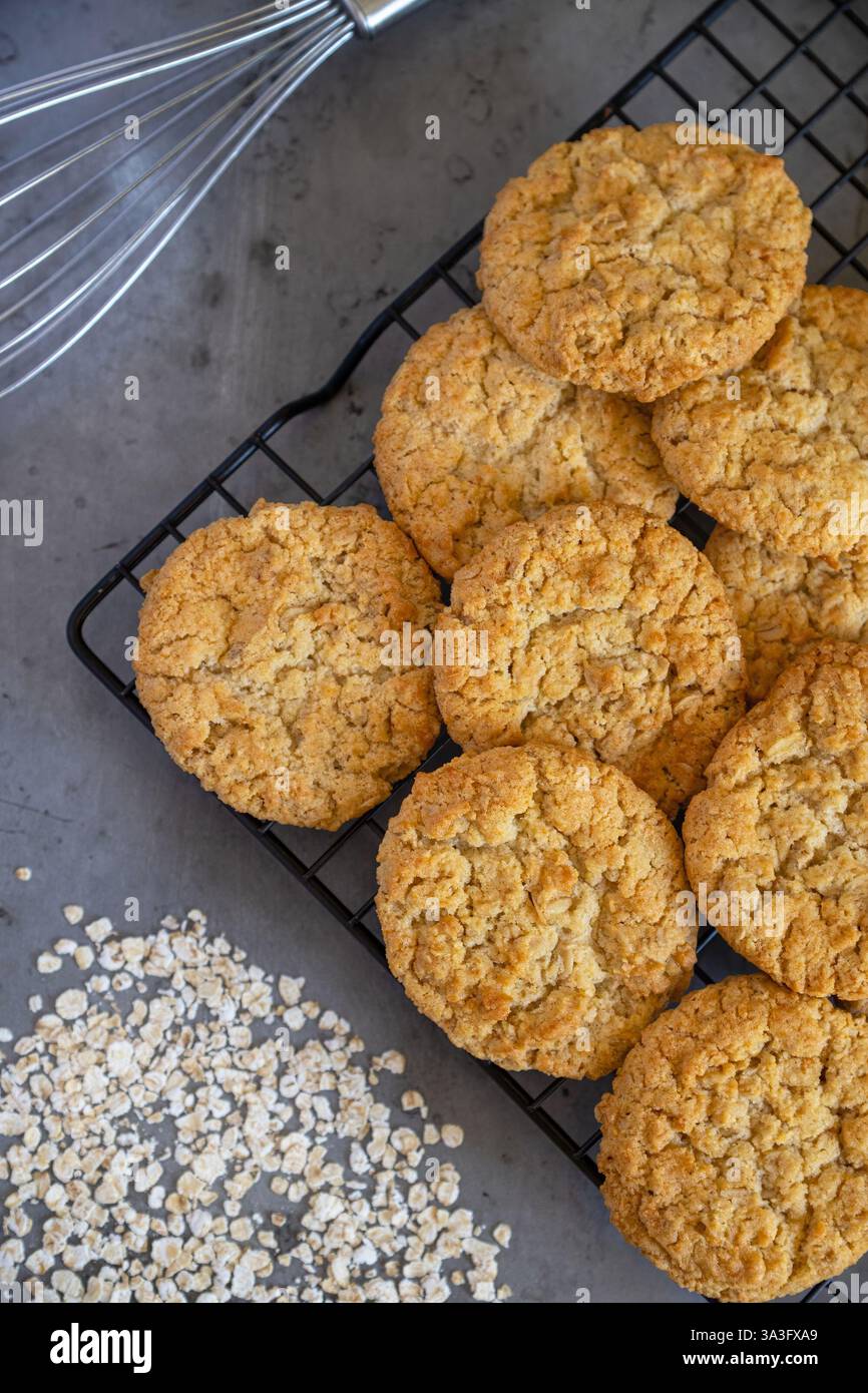 Anzac biscuits are a traditional sweet Australian cookie made with ...