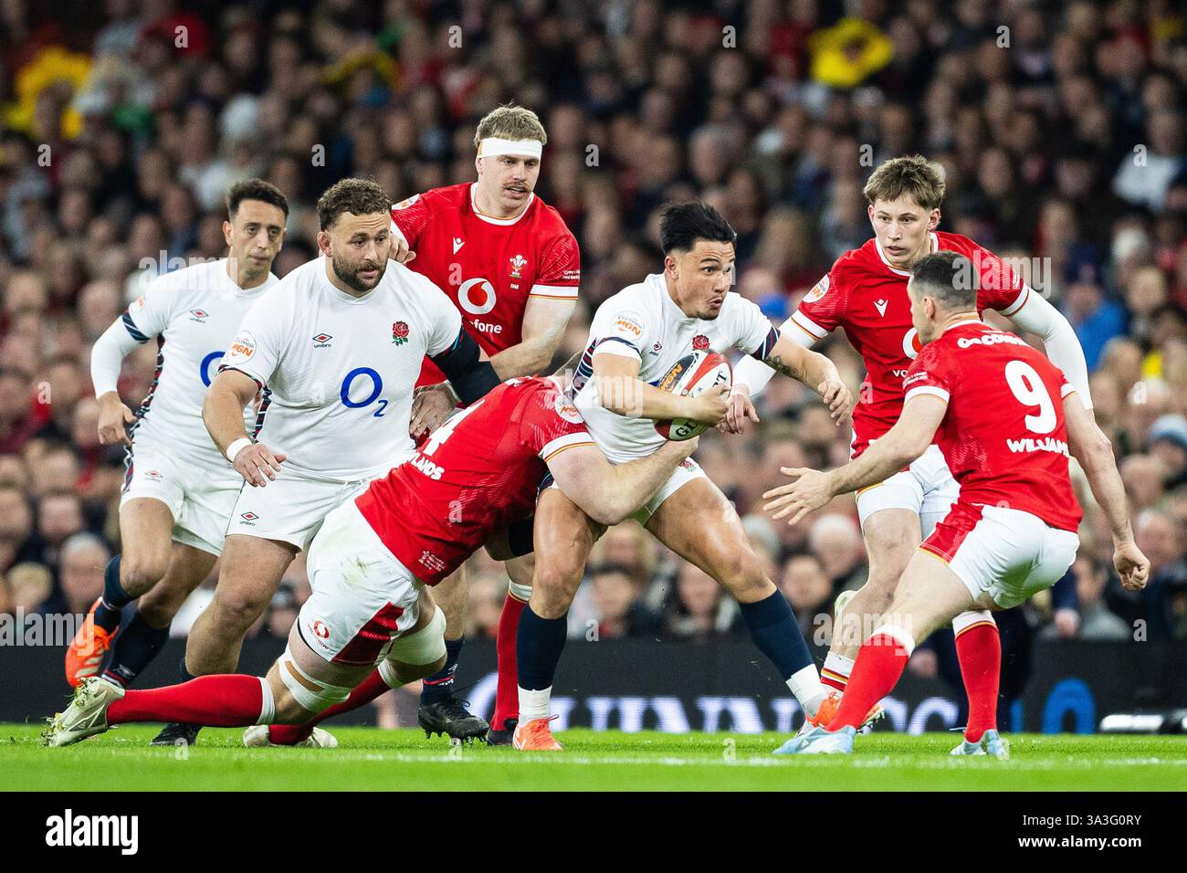 Marcus Smith of England during the 2025 Six Nations Championship, rugby ...