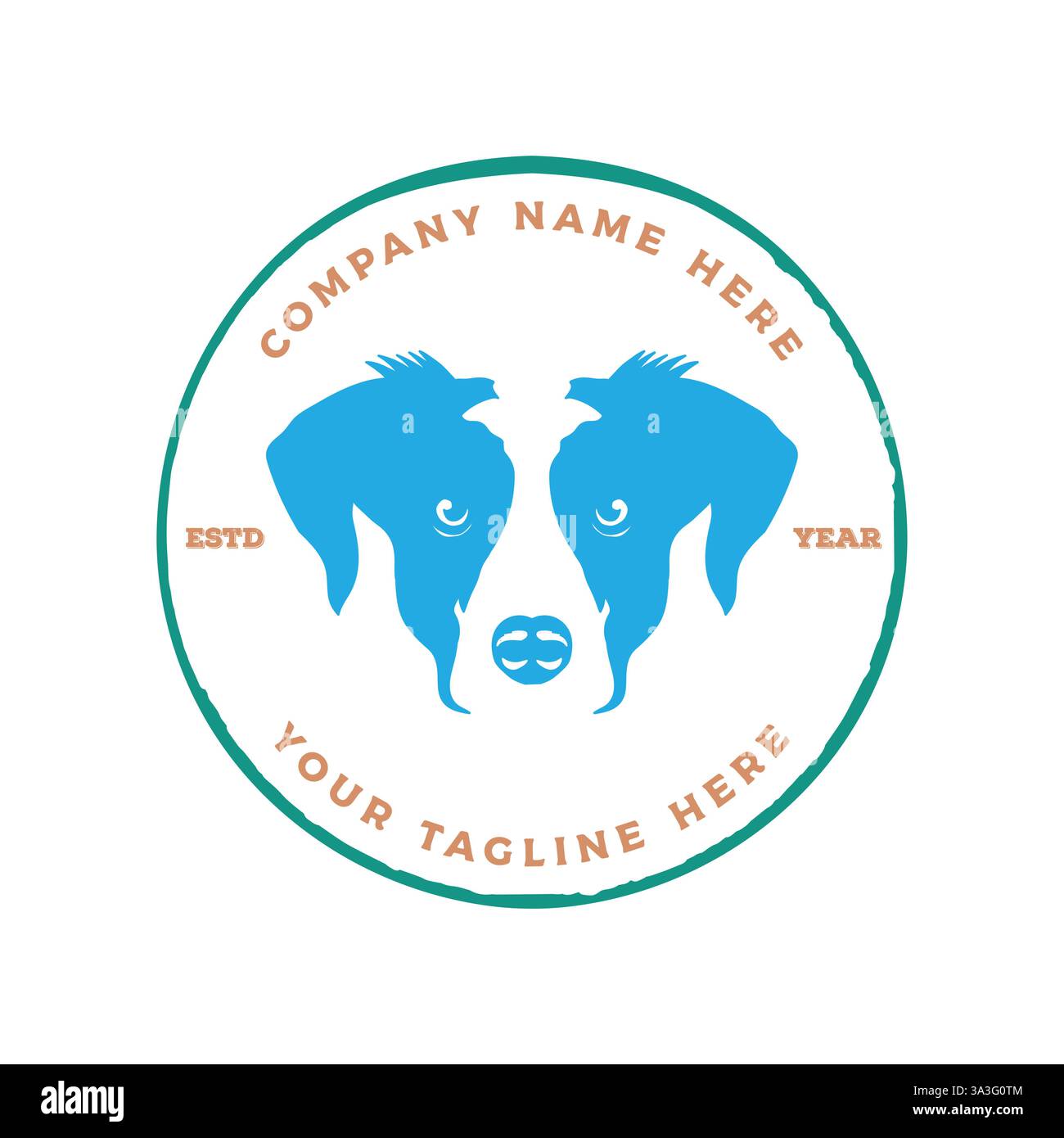 Vintage Retro Beagle Dog Head Face Logo for Pets Veterinarian Badge ...