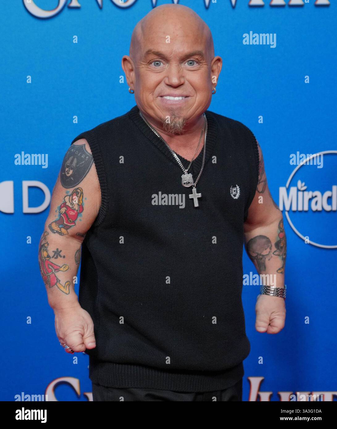 Martin Klebba arrives at Walt Disney Studios' SNOW WHITE World Premiere ...