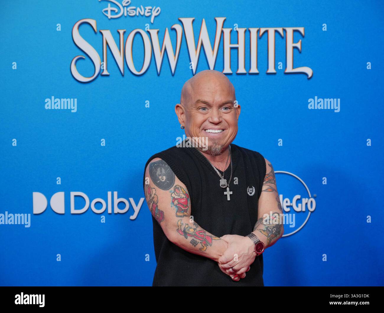 Martin Klebba arrives at Walt Disney Studios' SNOW WHITE World Premiere ...