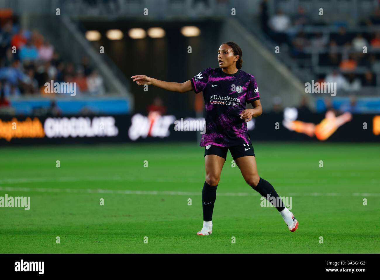Houston Dash midfielder Yazmeen Ryan (11) during an NWSL soccer match ...