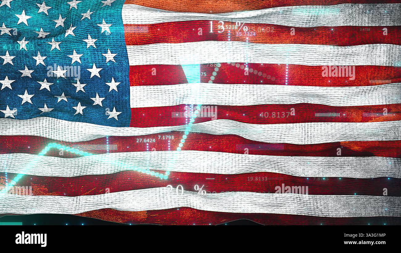 Animated graph rise fall stock hi-res stock photography and images - Alamy