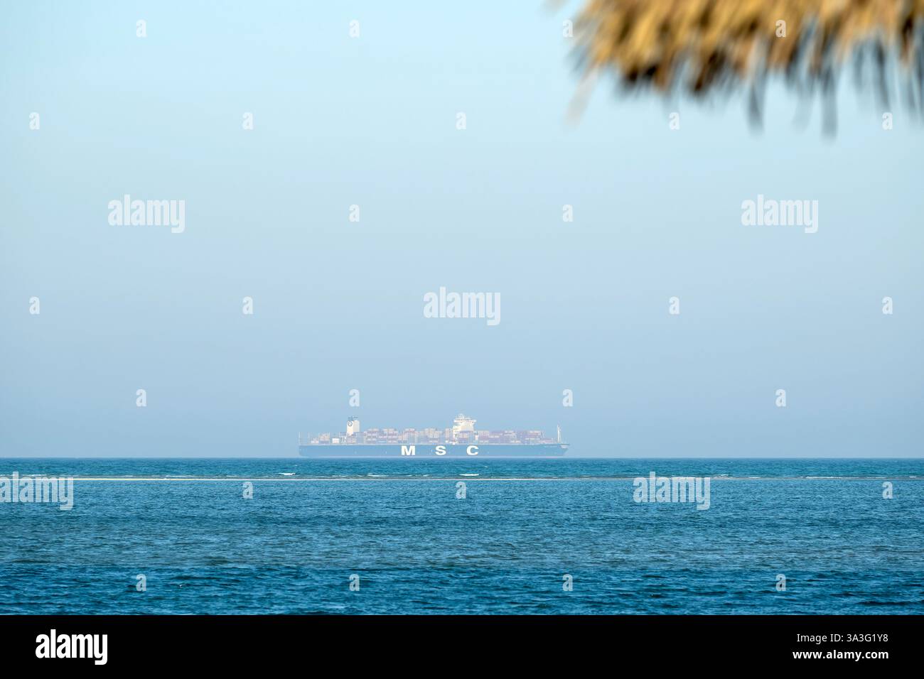 Beautiful beaches in Qatar. Al wakrah beach. Qatar beaches Stock Photo ...