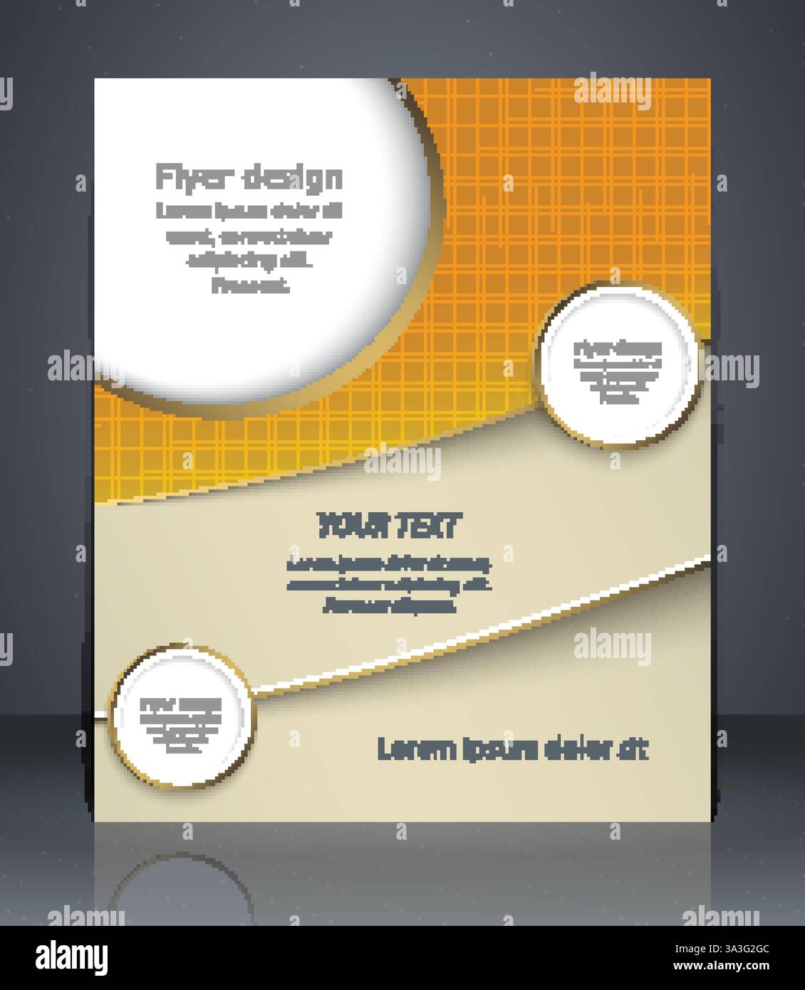 Layout flyer, business brochure, flyer template, or magazine cover ...