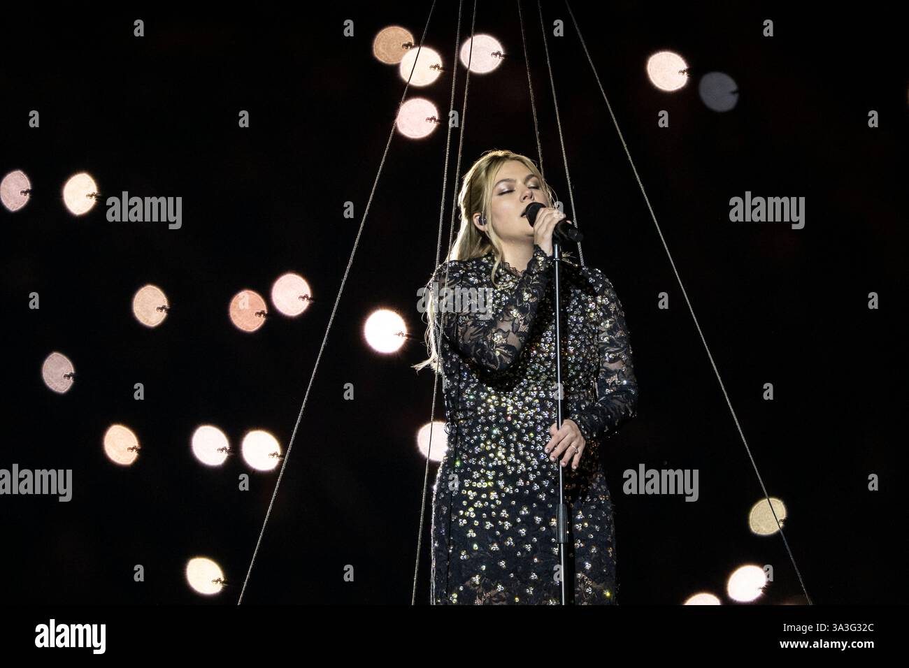 French singer Louane perfoms to reveal the song representing France at ...