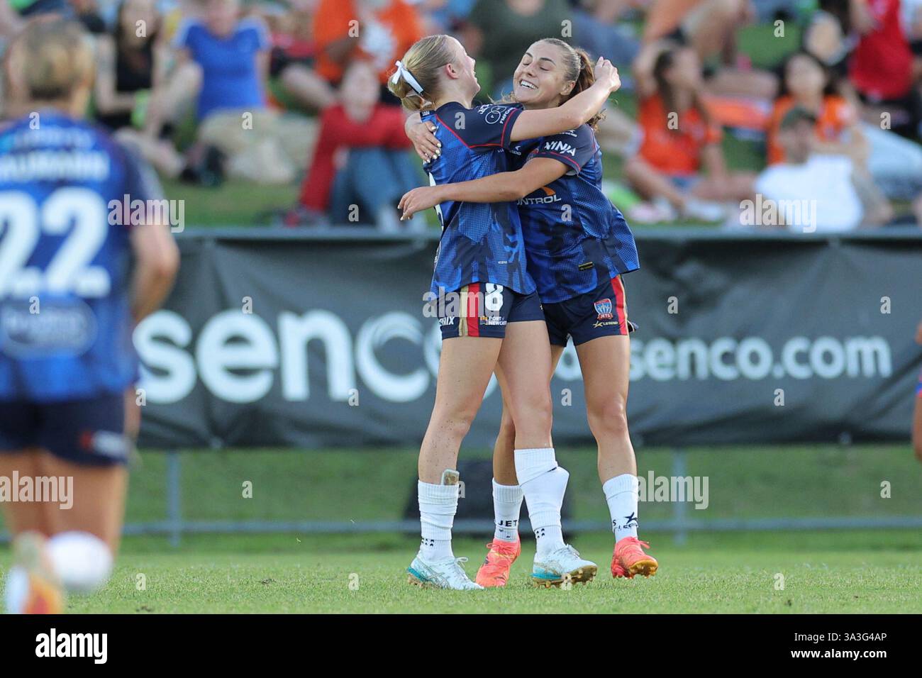 Brisbane, Australia, March 16th 2025: Emma Lucy Dundas (8 Newcastle ...