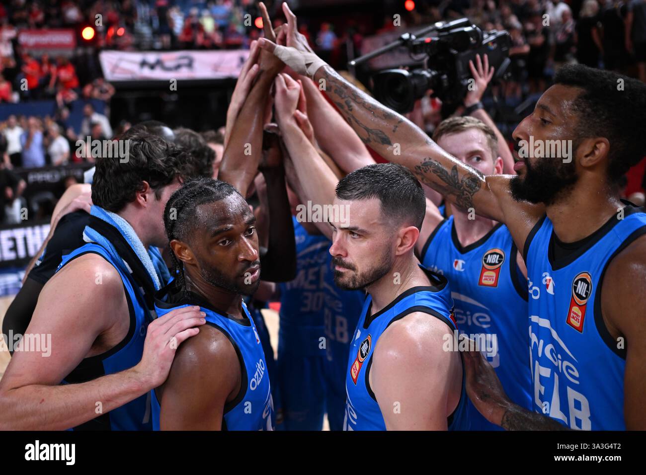 Ian Clark and Chris Goulding of United celebrate their win over the ...