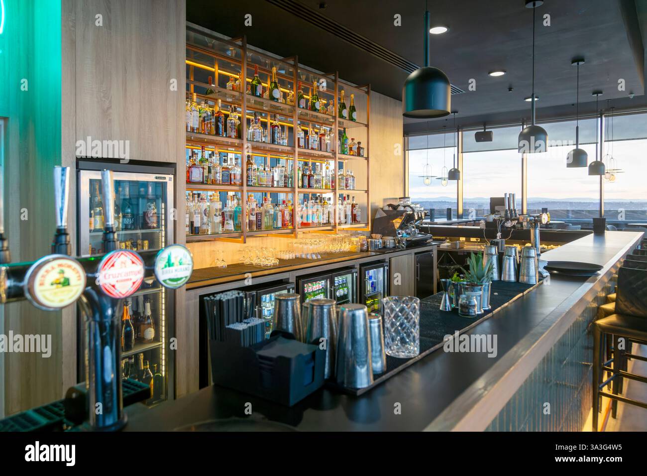 Rooftop cocktail bar, Gino D'acampo 360 Sky Bar, Melia INNSiDE ...