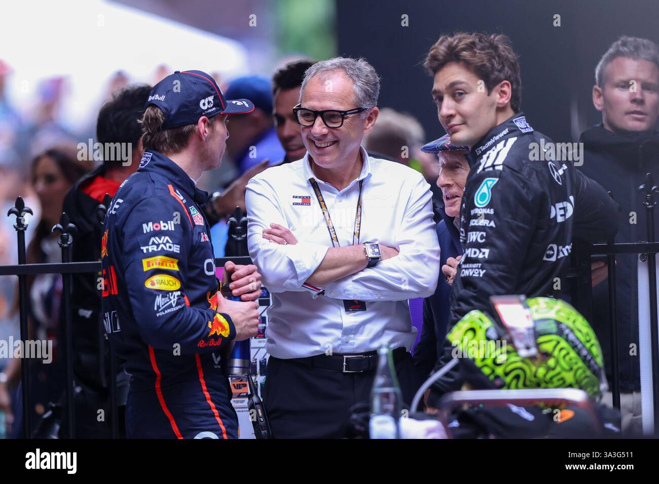 George russell max verstappen 2025 hi-res stock photography and images ...