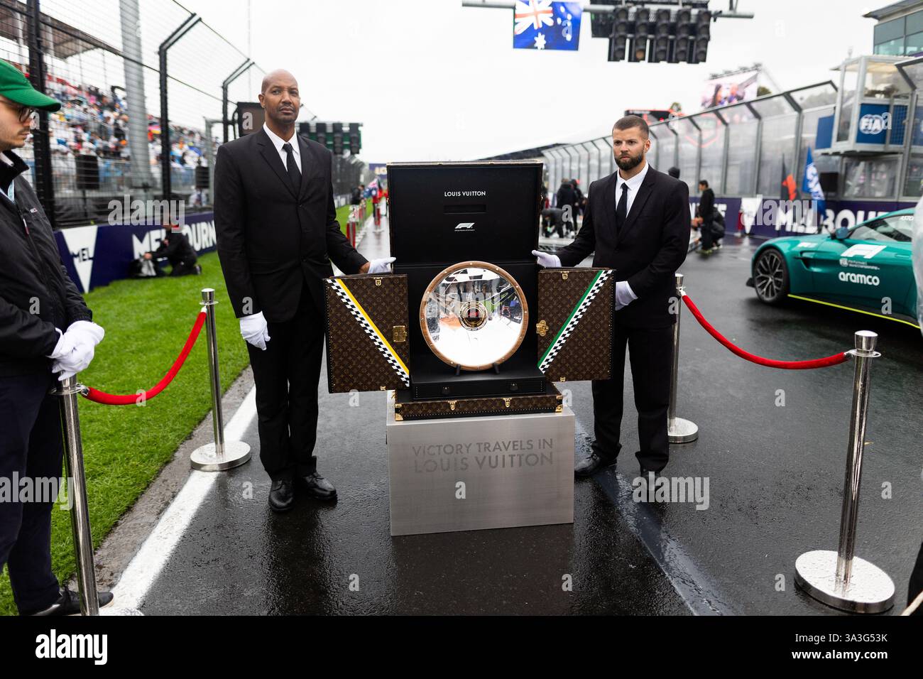 Louis Vuitton prize grid during the Formula 1 Louis Vuitton Australian ...