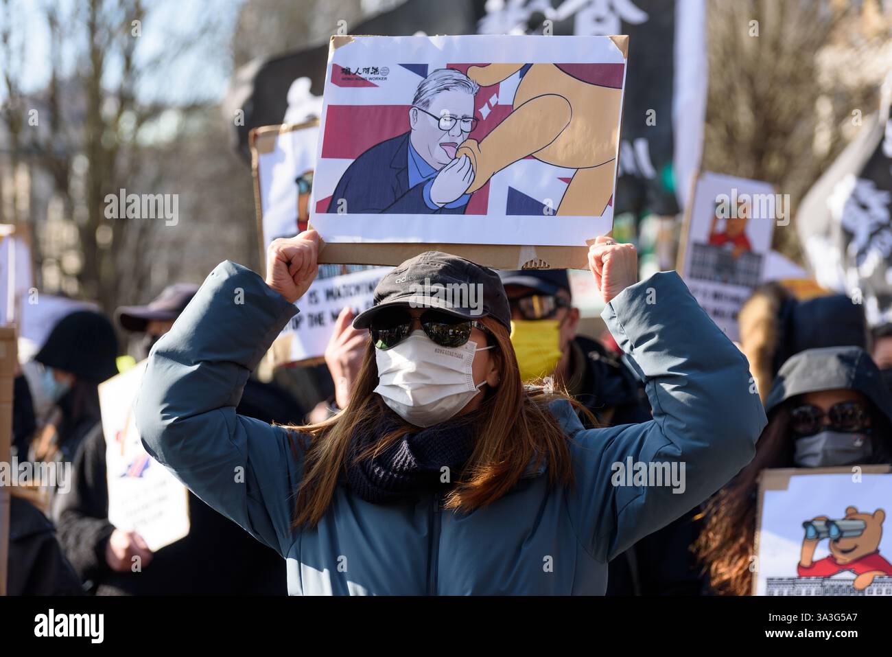London, UK. 15 March 2025. Thousands of protesters gathered at the ...