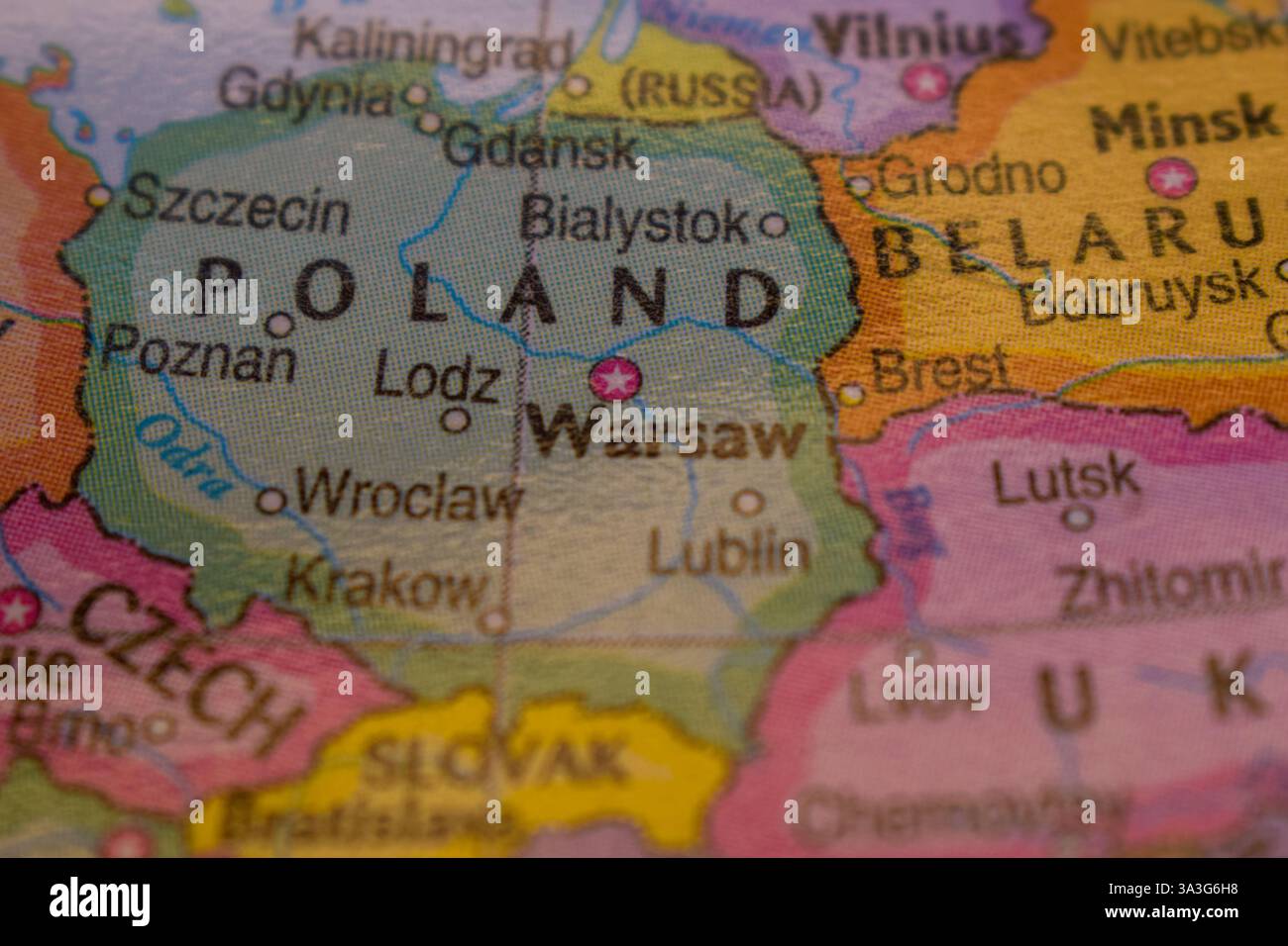 Old warsaw city map hi-res stock photography and images - Alamy