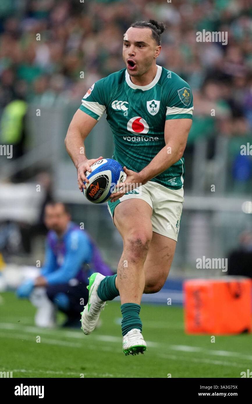 James Lowe of Ireland during the Six Nations rugby match between Italy ...