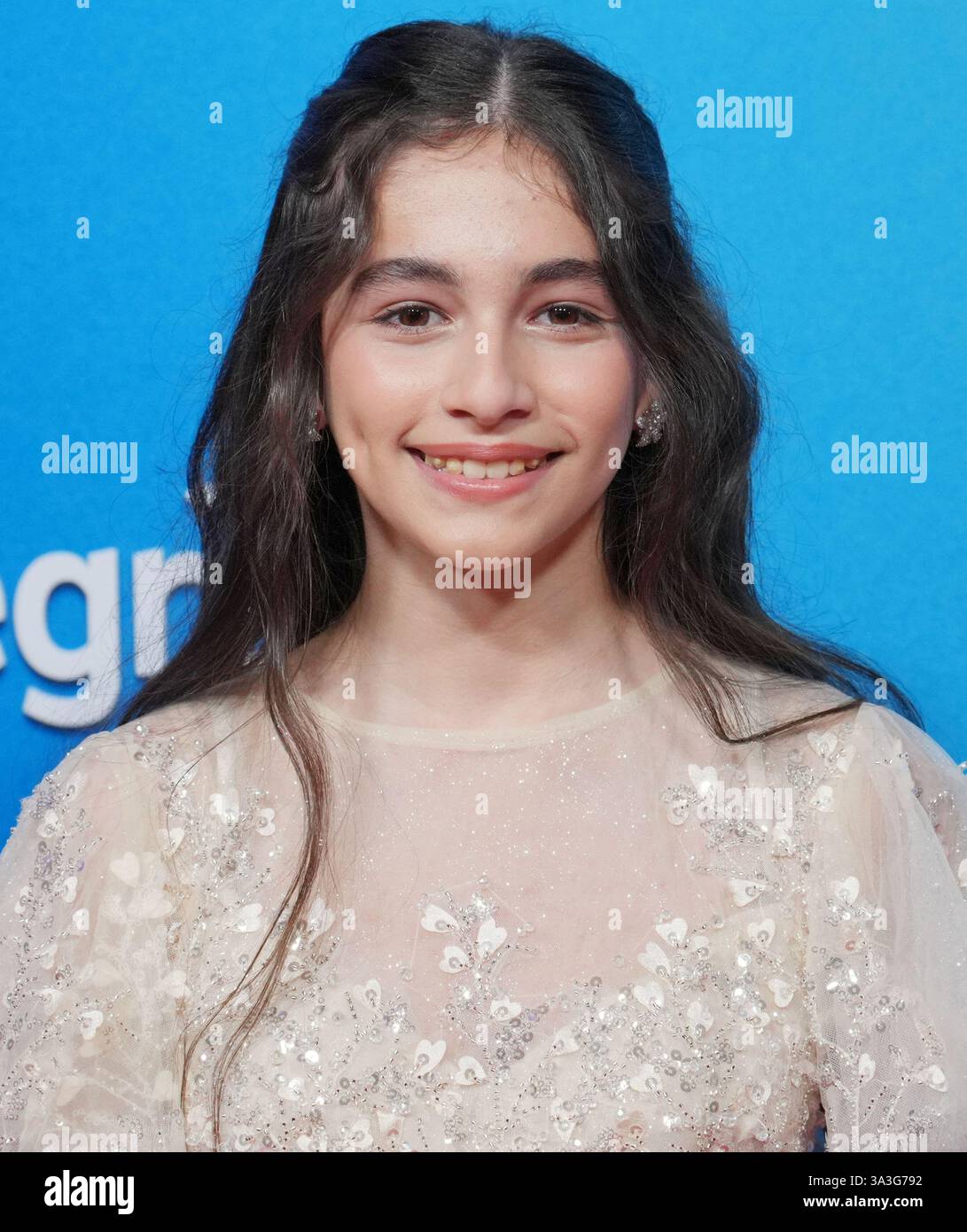 Los Angeles, USA. 15th Mar, 2025. Emilia Faucher arrives at Walt Disney ...