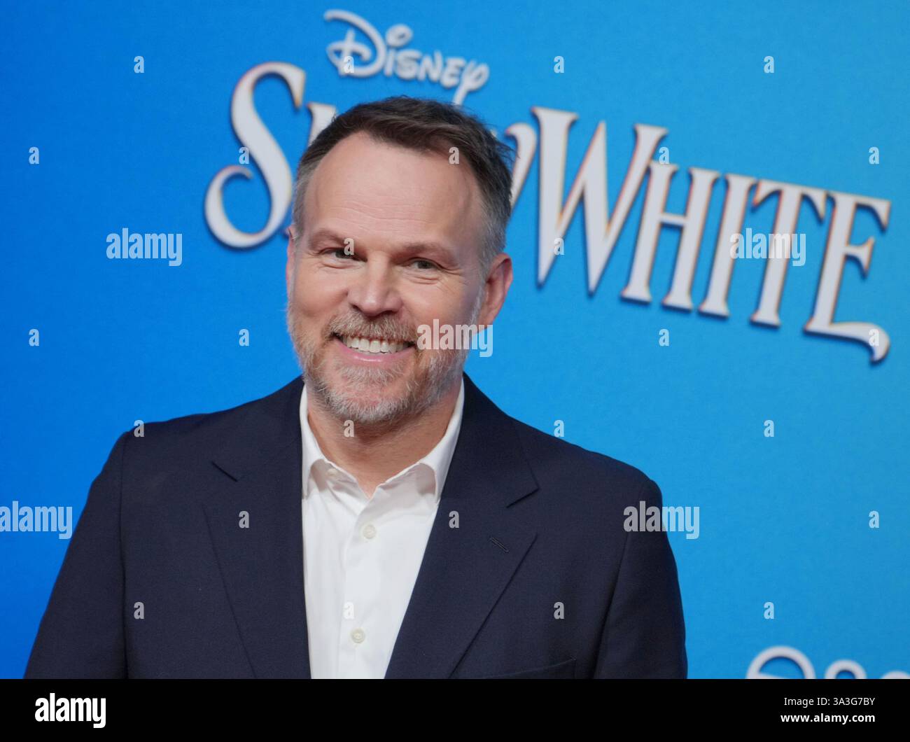 Los Angeles, USA. 15th Mar, 2025. Marc Webb arrives at Walt Disney Studios' SNOW WHITE World ...