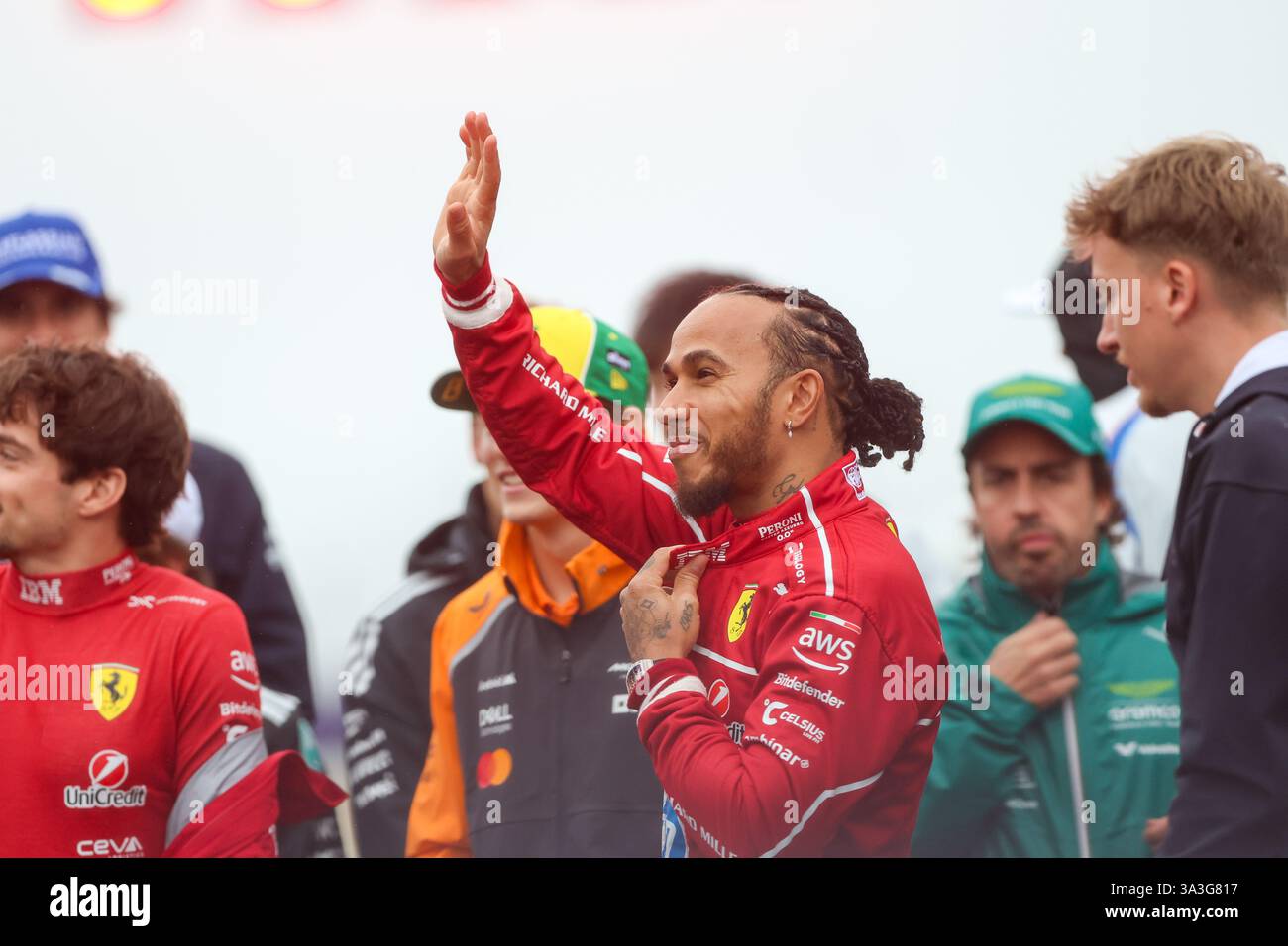 Melbourne, Australia. 16th March, 2025. Lewis Hamilton (GBR) - Scuderia ...