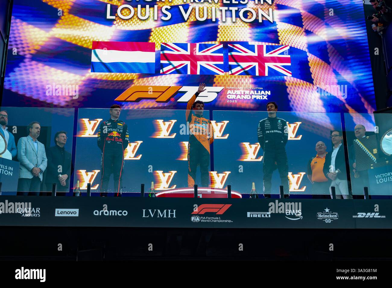 PODIM OF THE RACE - Formula 1 Louis Vuitton Australian Grand Prix 2025 ...