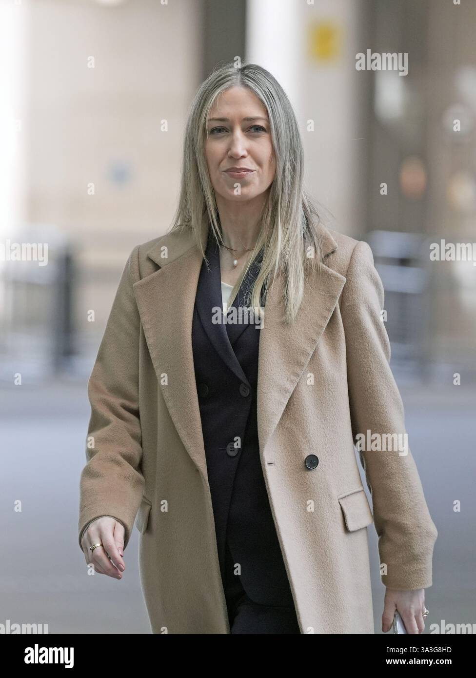 Shadow Education secretary Laura Trott arrives at BBC Broadcasting ...