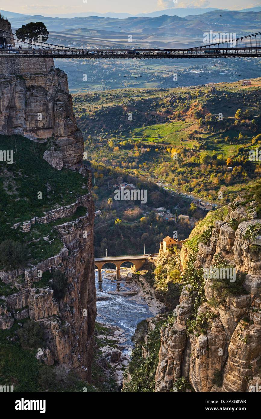 City of Constantine in Algeria, known as the City of Bridges and one of ...