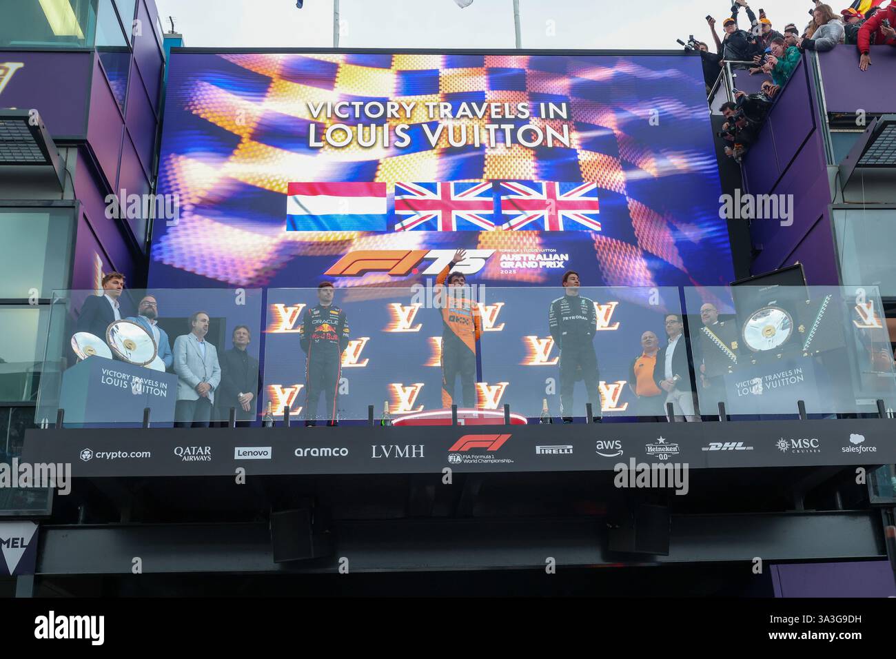 PODIM OF THE RACE - Formula 1 Louis Vuitton Australian Grand Prix 2025 ...