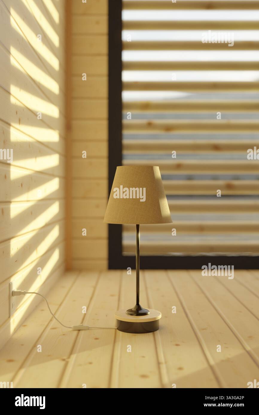 3d rendering wood minimal hi-res stock photography and images - Alamy