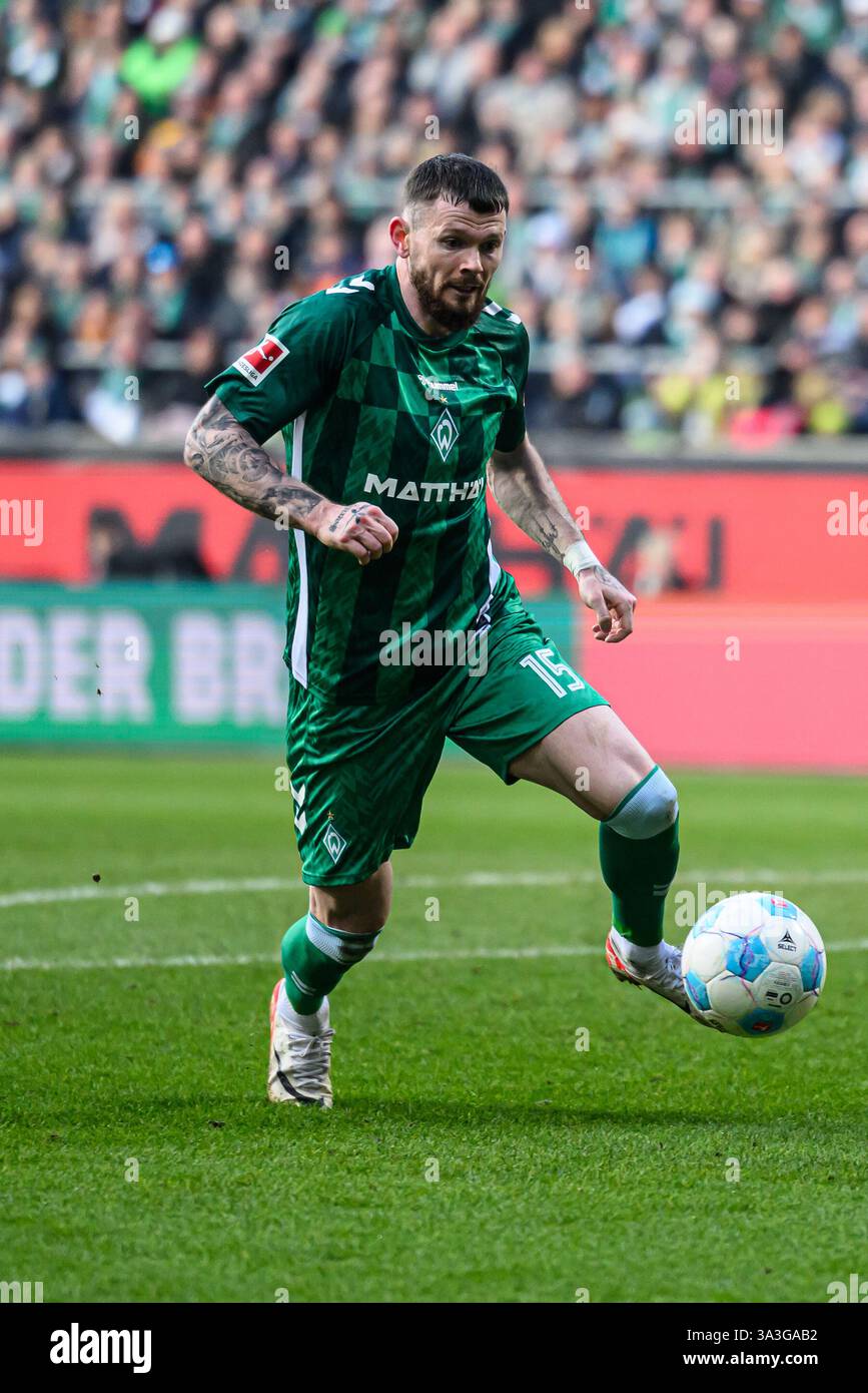 15.03.2025, Weserstadion, Bremen, GER, 1. FBL, SV Werder Bremen vs ...