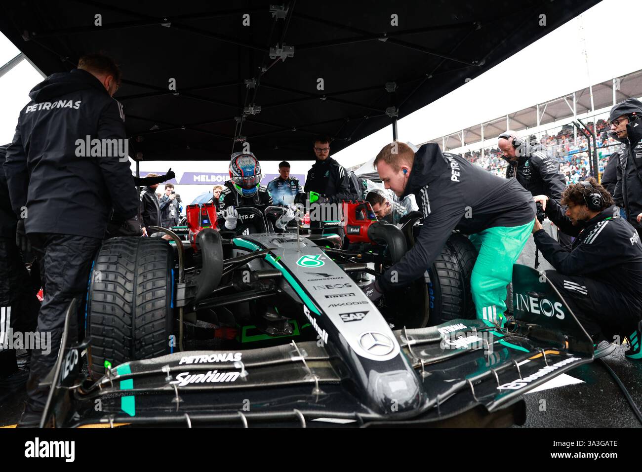 12 KIMI ANTONELLI Andrea (ita), Mercedes AMG F1 Team W16, grid during the Formula 1 Louis ...