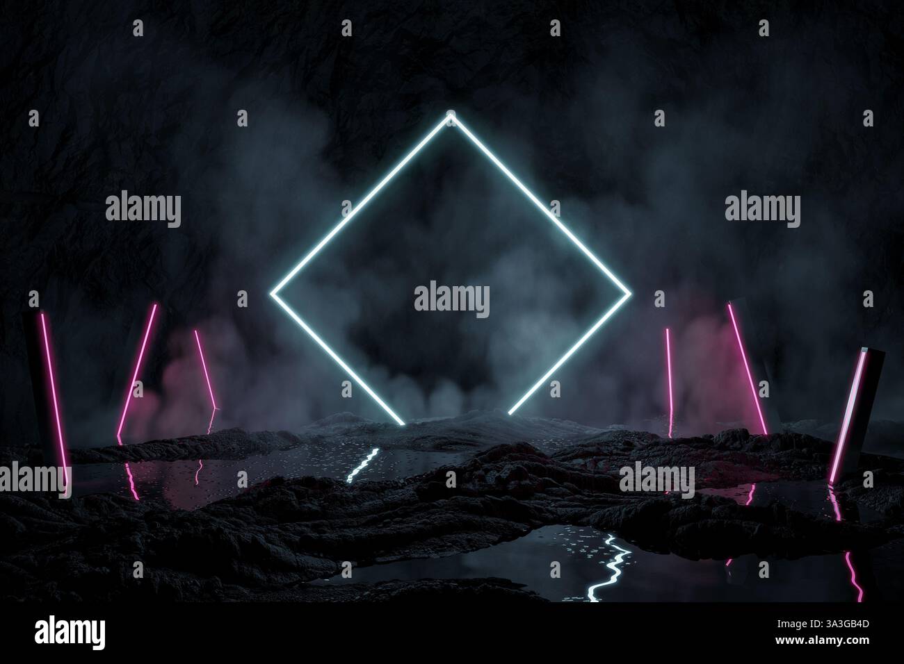 Rocky glowing neon sign hi-res stock photography and images - Alamy