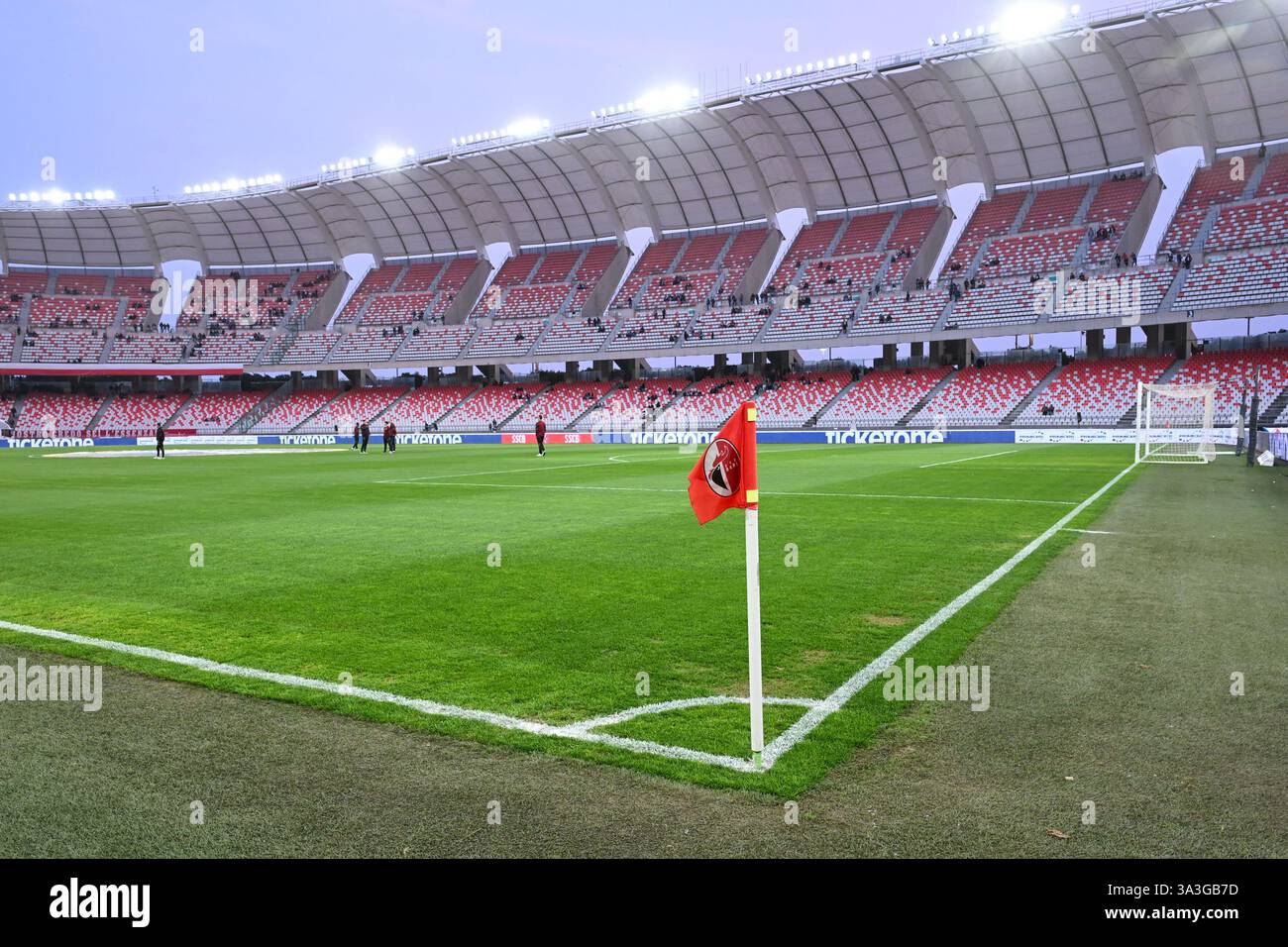 Bari, Italy. 15th Mar, 2025. General view inside San Nicola Stadium of ...