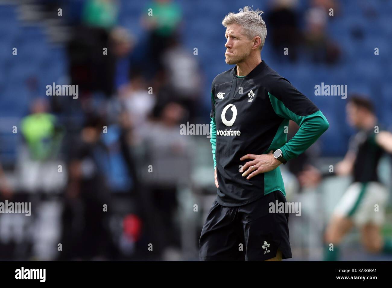 Rome, Italy. 15th Mar, 2025. Rome, Italy - 15.03.2025: Simon Easterby ...