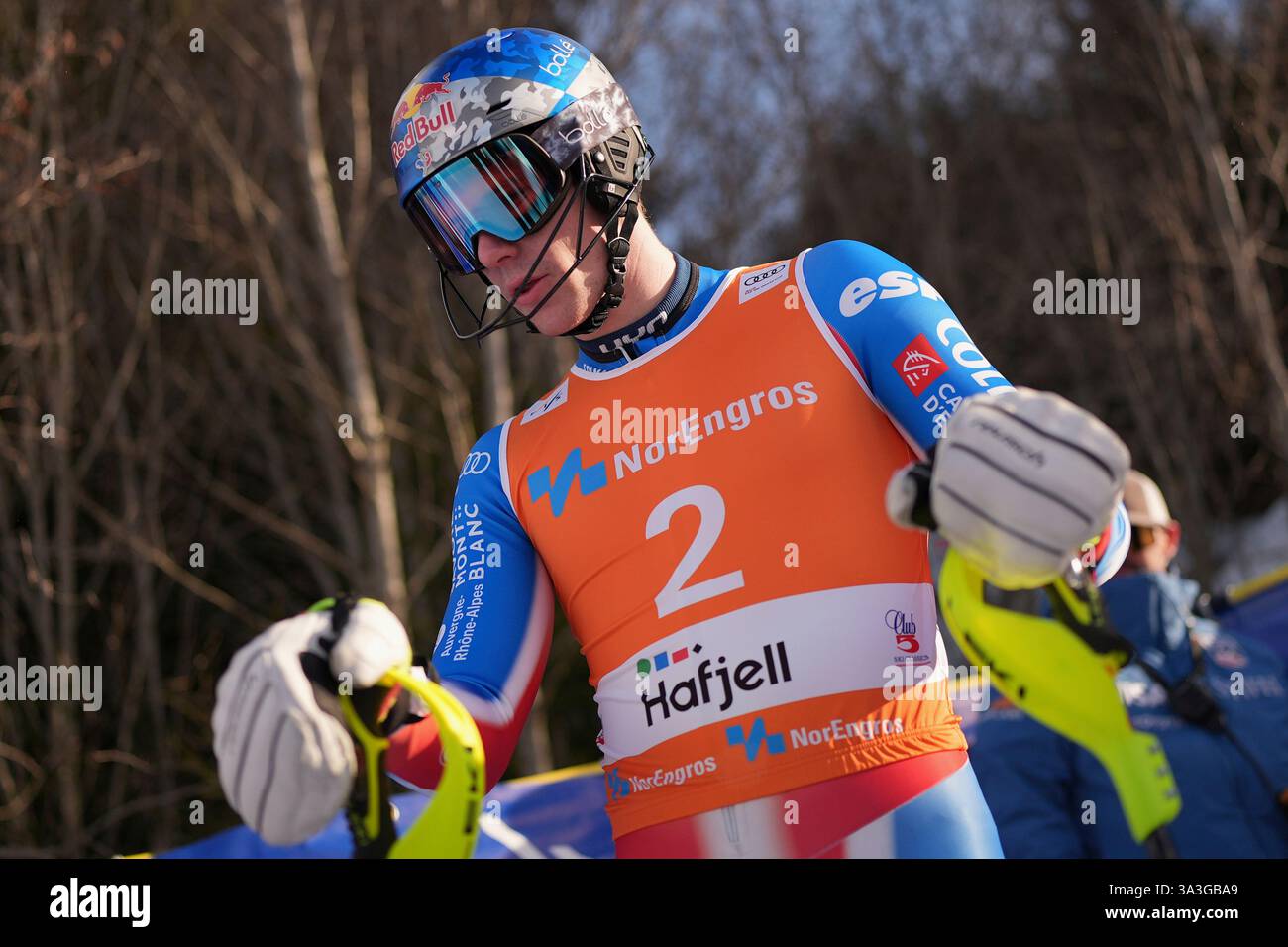 France's Clement Noel concentrates ahead of an alpine ski, men's World ...