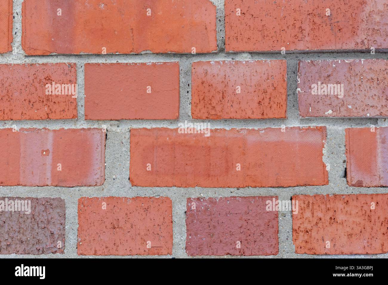 The red brick walls are brittle with age Stock Photo - Alamy