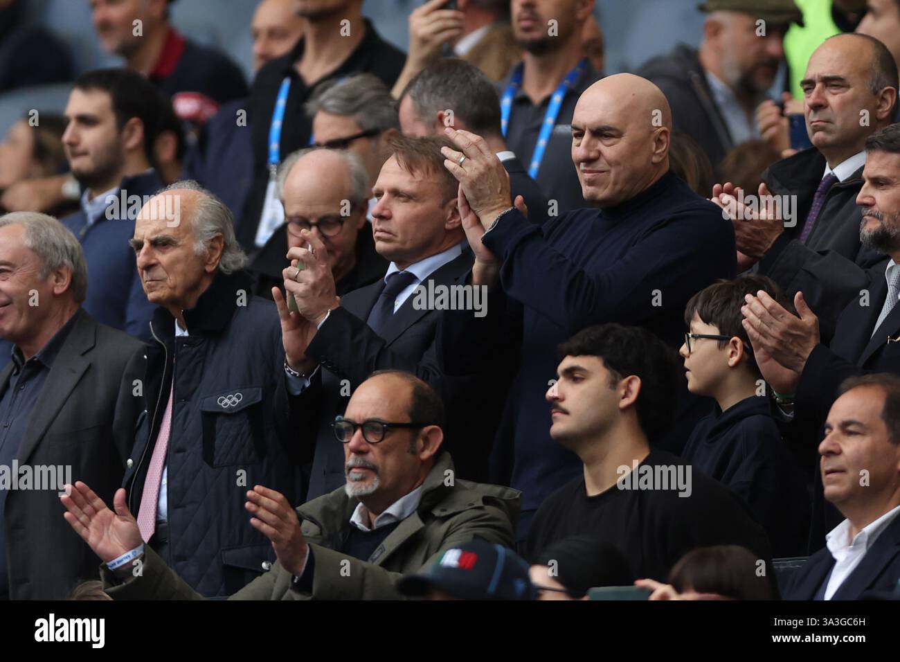 Rome, Italy - 15.03.2025: Francesco Lollobrigida, Guido Crosetto on the ...