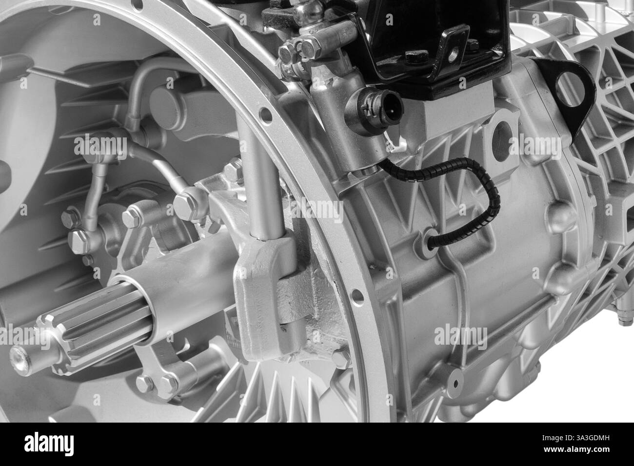 Car automatic transmission. Car automatic gearshift isolated on white ...