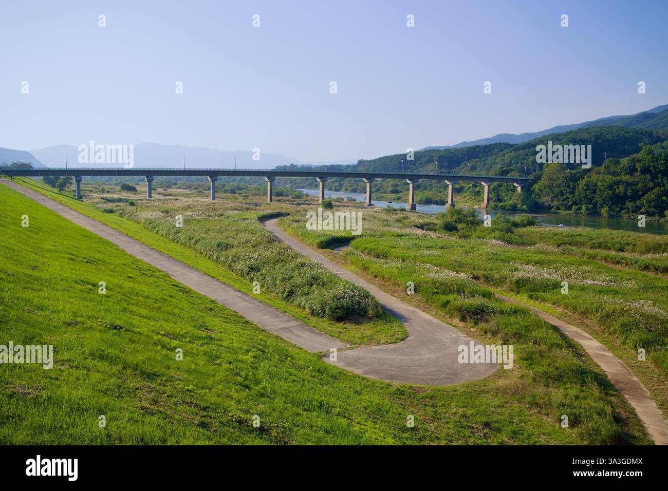 South korean cycling routes hi-res stock photography and images - Alamy
