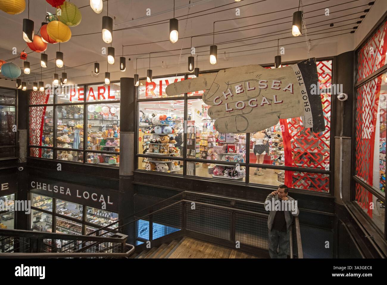 Chelsea market new york sign hi-res stock photography and images - Alamy