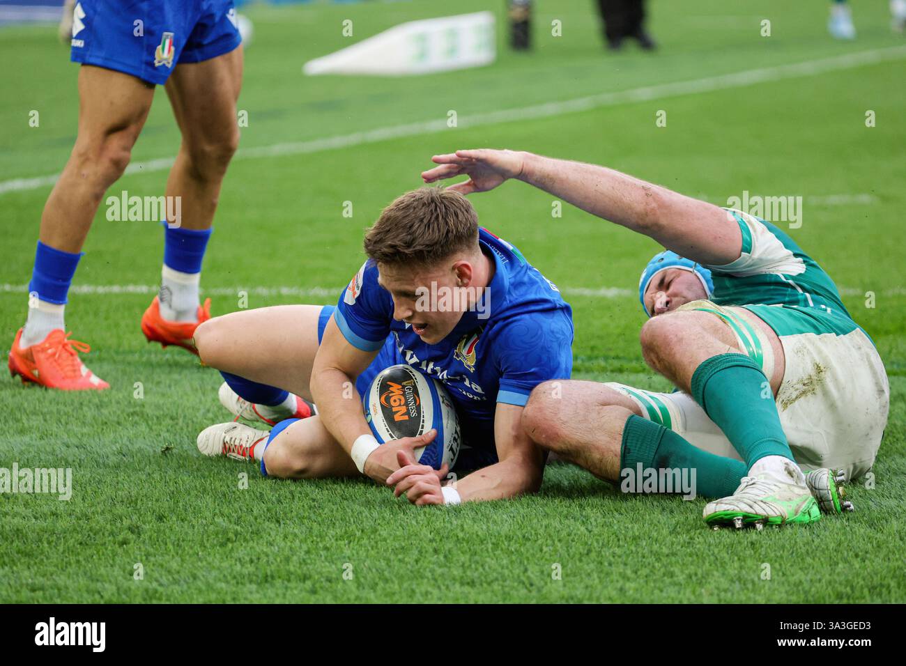 Rome, Italy. 15th Mar, 2025. Stephen Varney of Italy seen in action ...