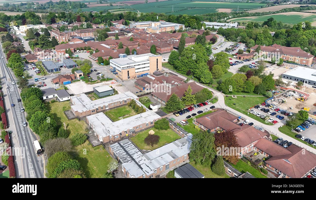 aerial view of Castle Hill Hospital. Cottingham, Hull Stock Photo - Alamy