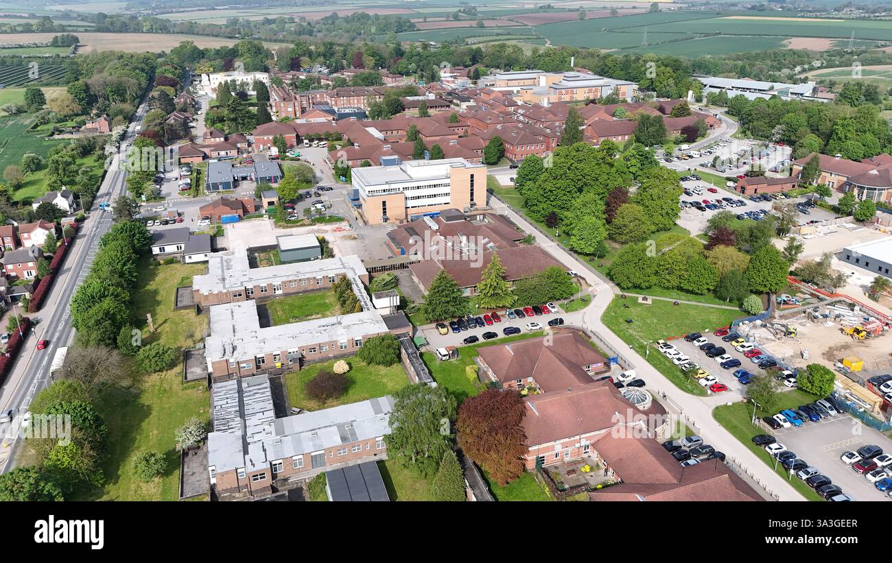 aerial view of Castle Hill Hospital. Cottingham, Hull Stock Photo - Alamy