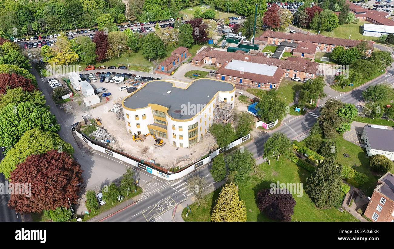 aerial view of Castle Hill Hospital. Cottingham, Hull Stock Photo - Alamy