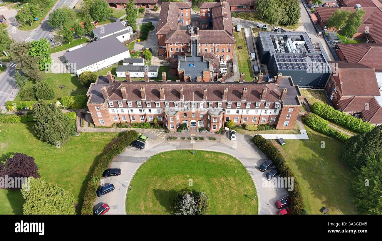 aerial view of Castle Hill Hospital. Cottingham, Hull Stock Photo - Alamy