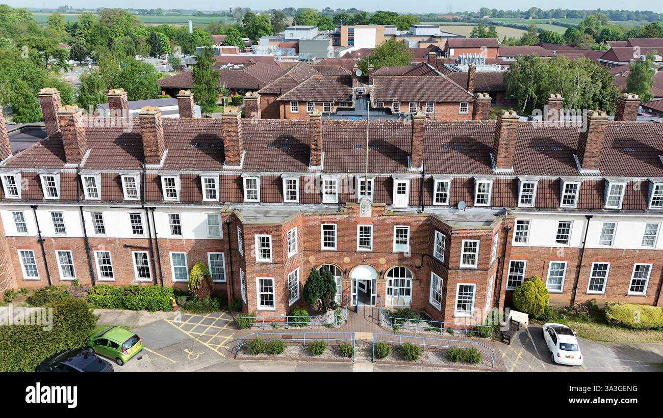 aerial view of Castle Hill Hospital. Cottingham, Hull Stock Photo - Alamy