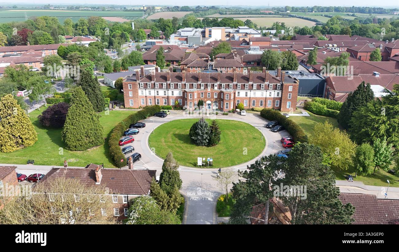 aerial view of Castle Hill Hospital. Cottingham, Hull Stock Photo - Alamy