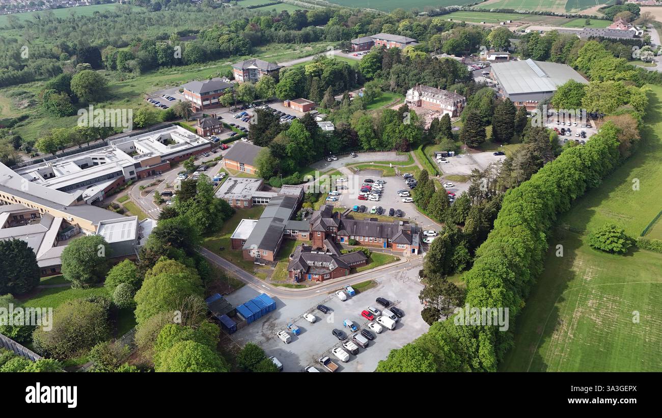 aerial view of Castle Hill Hospital. Cottingham, Hull Stock Photo - Alamy