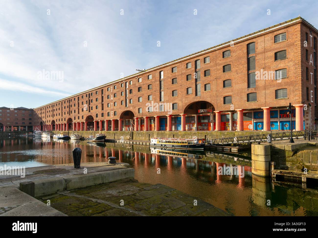 Tate Liverpool art gallery, Albert Dock, Pier Head, Liverpool, England ...