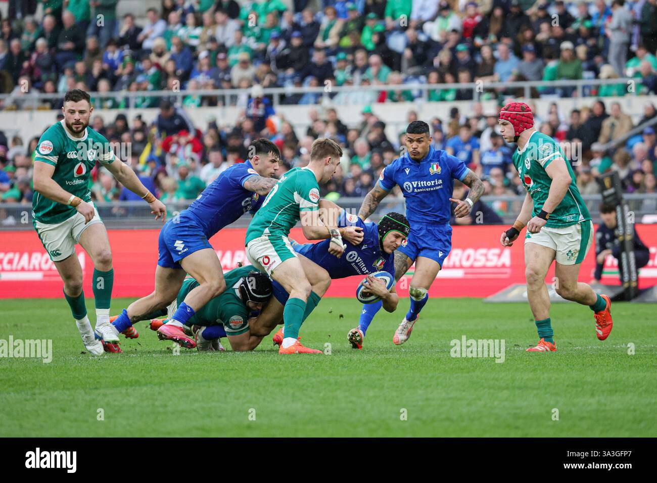 Rome, Italy. 13th Mar, 2025. Juan Ignacio Brex of Italy and Jack ...